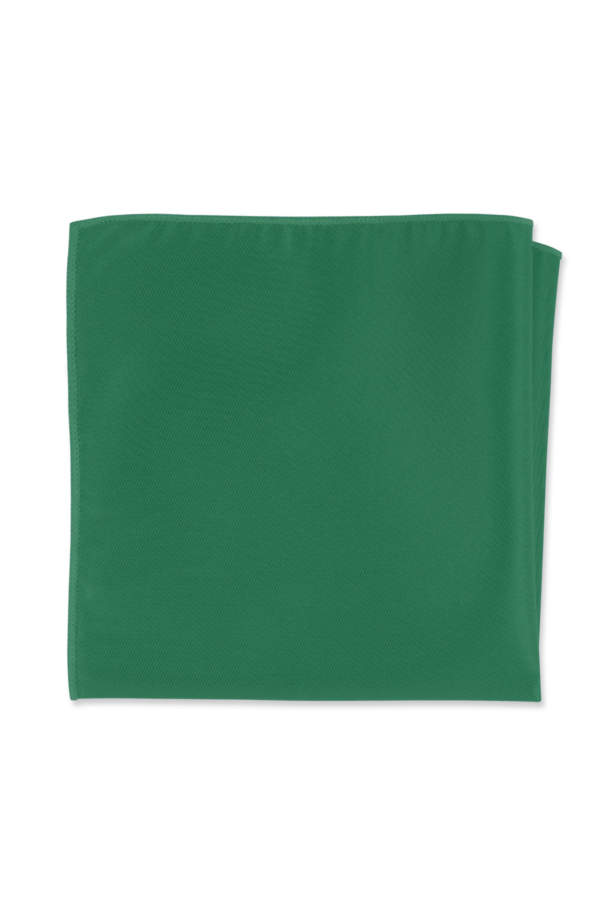 Emerald Green Solid Pocket Square | Jim's Formal Wear Shop
