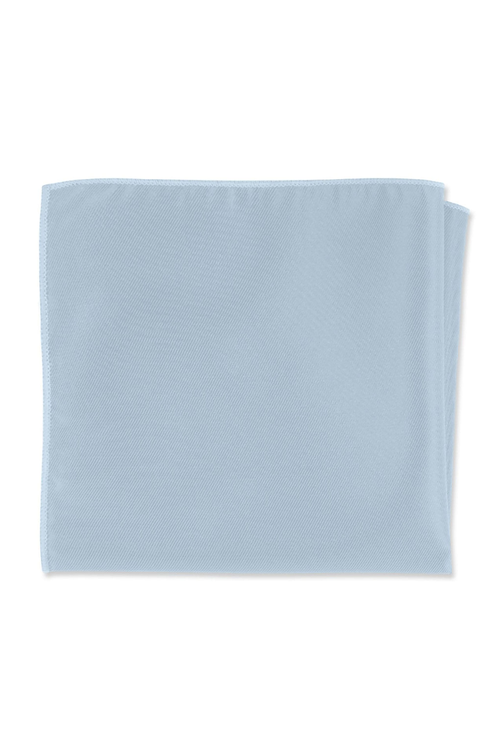 Dusty Blue Solid Pocket Square | Jim's Formal Wear Shop