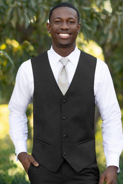 Black Performance Stretch Wedding Suit- Jim's Formal Wear – Jim's ...