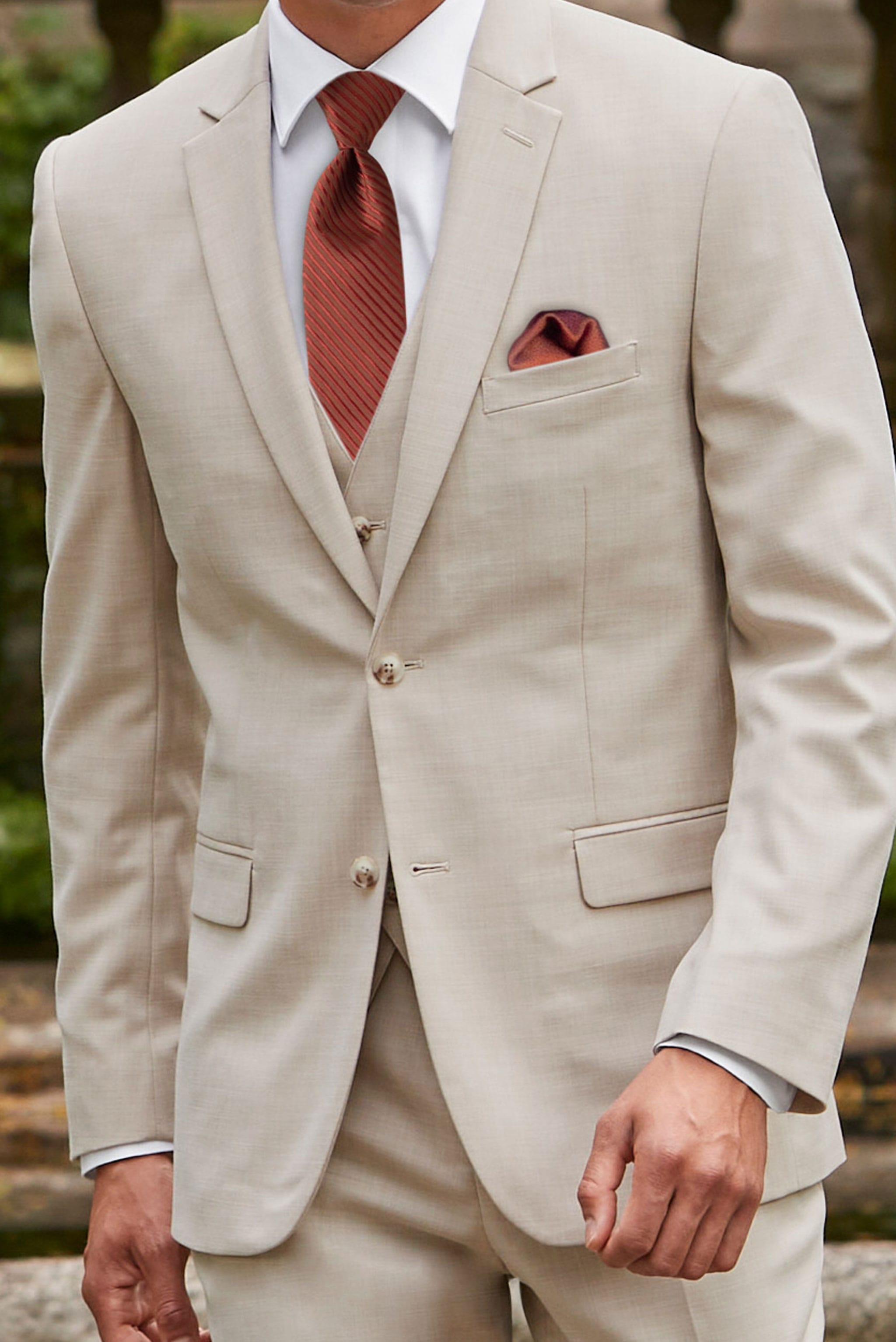 Tan Stretch Suit Separates Vest – Jim's Formal Wear Shop